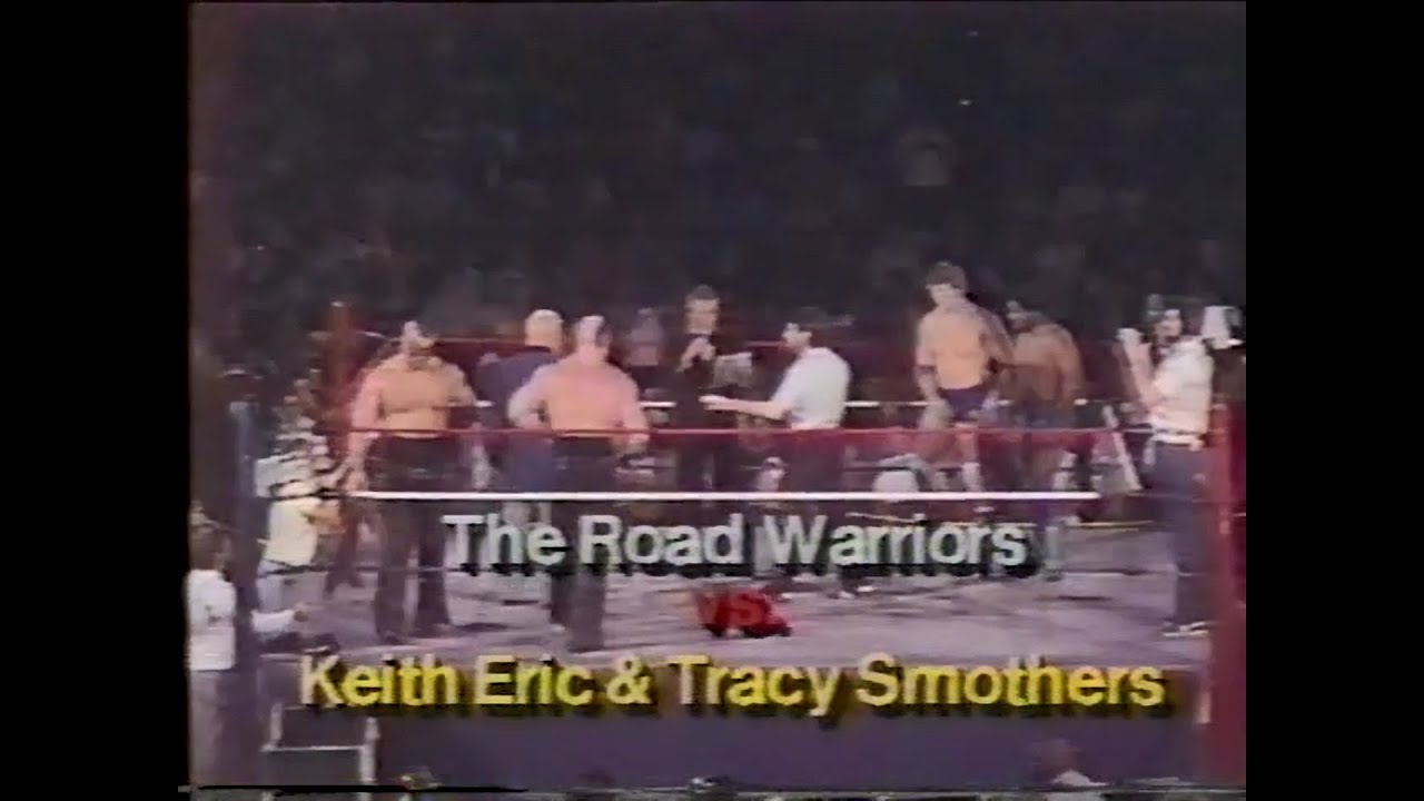 Road Warriors vs Tracy Smothers & Keith Eric Pro Wrestling USA Oct 13th ...