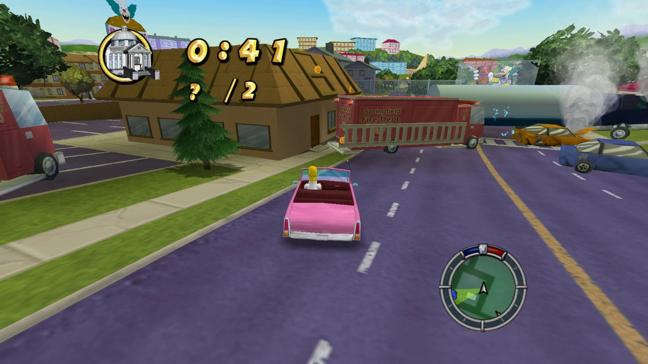 The Simpsons Hit & Run - The Speedy Simpsons - Part 2 - YouTube