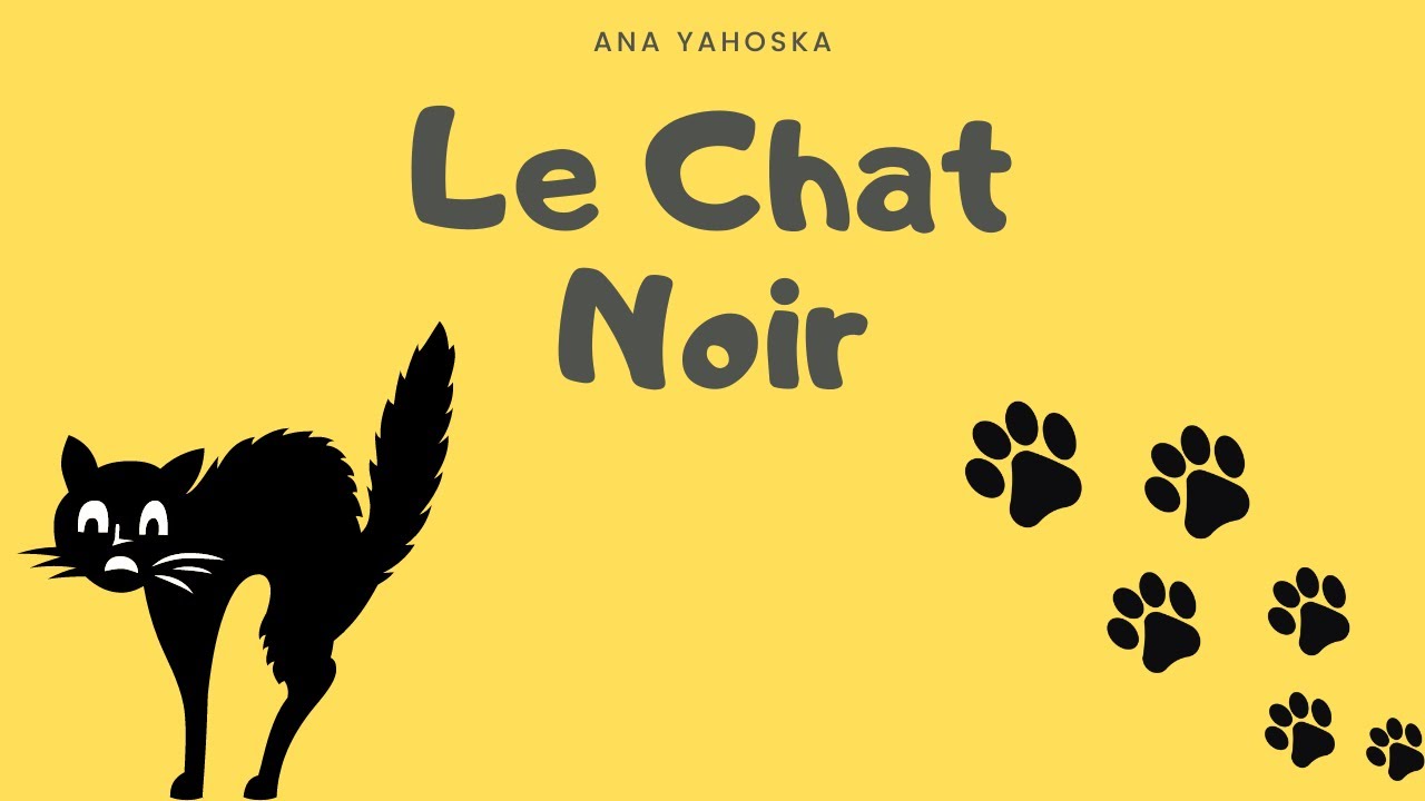 DIY Le Chat Noir nail art design. - YouTube
