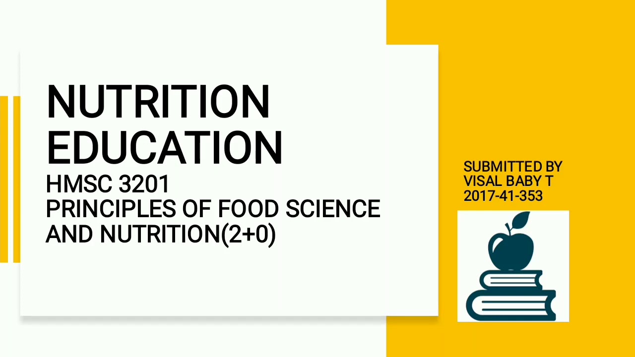 Nutrition Education Objectives,Methods & Tools.Hmsc 3201.Principles of ...
