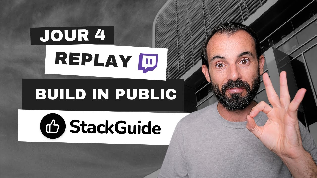 (Jour 4) Build in public : Tally, Notion, Stripe, Zapier - YouTube