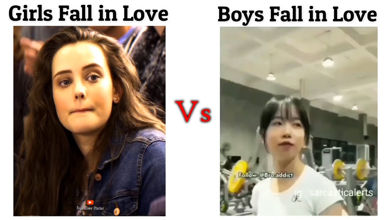 Girls Fall In Love Vs Boys Fall In Love !! Memes #viralmemes #meme - YouTube