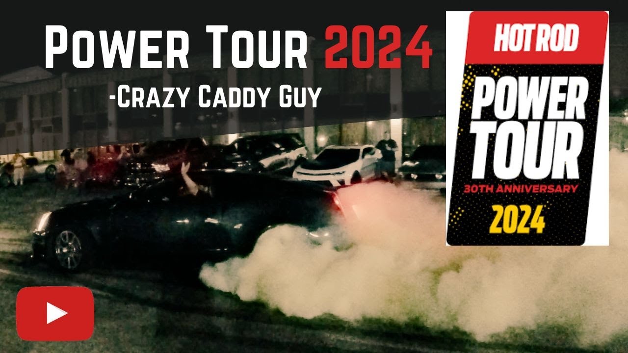 Ht Rod Power Tour 2024 Crazy Caddy Guy - YouTube
