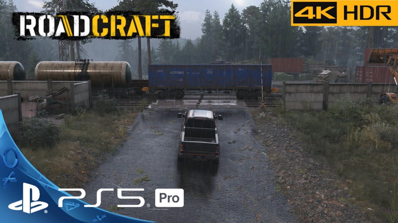 Road Over A Train?? - ROADCRAFT - [4K HDR] - [PS5 PRO] - YouTube