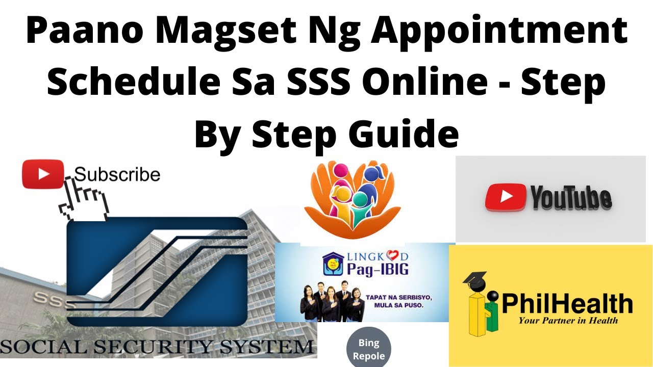 Paano Magset Ng Appointment Schedule Sa SSS Online - YouTube