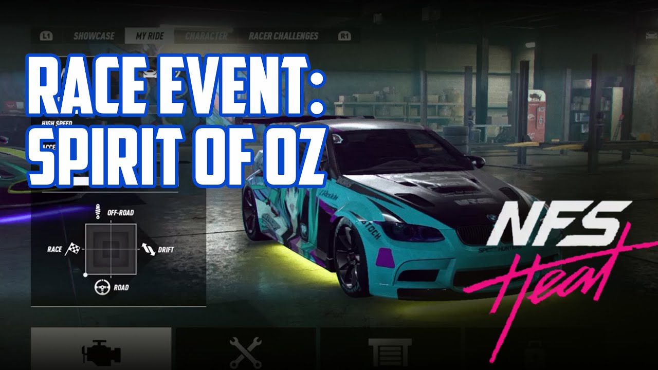 Need for Speed™ Heat Race Events: Spirit of OZ - YouTube