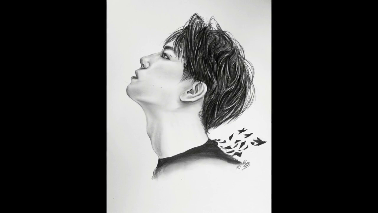 [SPEED DRAWING] - Jaebum of GOT7 - YouTube