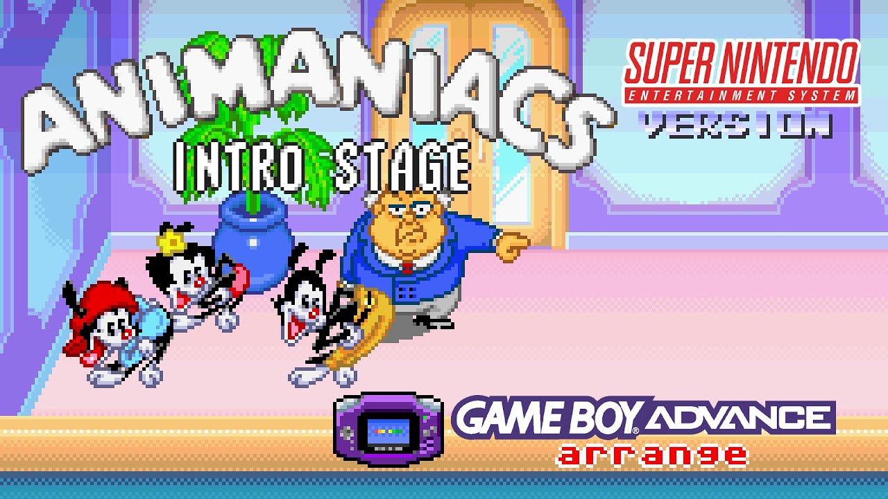 Animaniacs (Super Nintendo) - Intro Stage - Game Boy Advance arrange ...