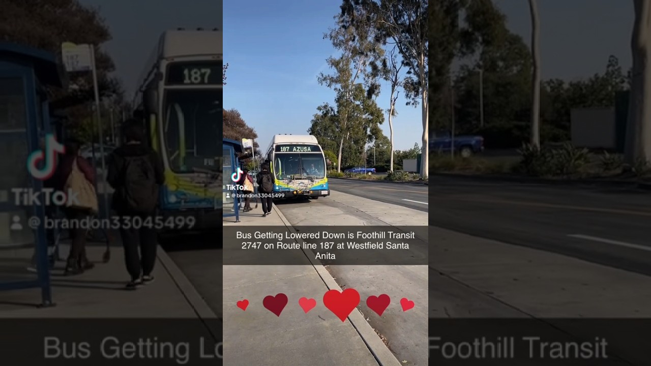 Valentine’s Day Videography of Foothill Transit Route line 187 at ...