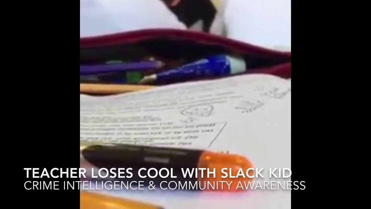 Teacher loosing her temper & swearing at a kid in a #classroom at a # ...