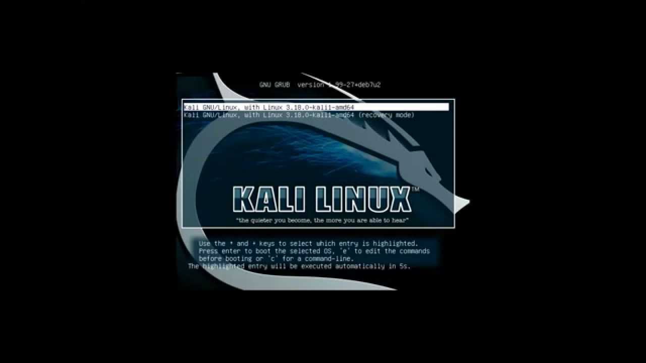 How to install Kali Linux 1.1.0 - YouTube