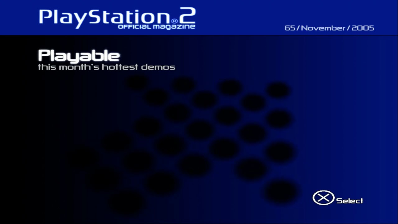 Official PS2 Magazine Demo Disc - Menu Theme 2004-2008 [HQ] - YouTube