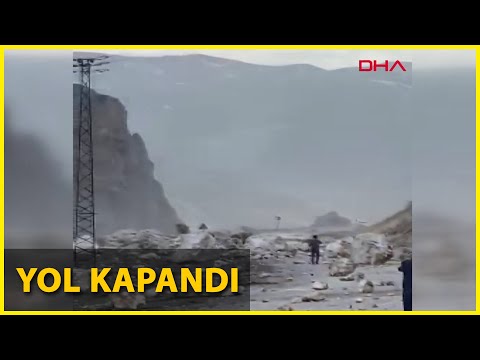 Erzurum'da Depremin Ardından Heyelan Meydana Geldi