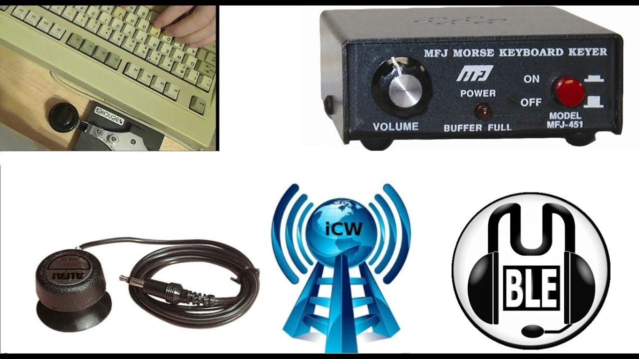 QRQ CW Sidetone input for Mumble Voice Chat using MFJ-451 CW Keyboard ...