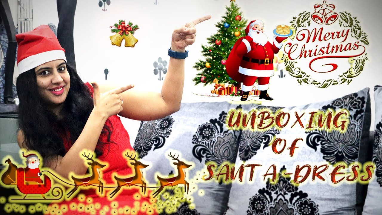 Santa Suit Unboxing | Christmas Party Outfits Ideas For Boys Kid's ...
