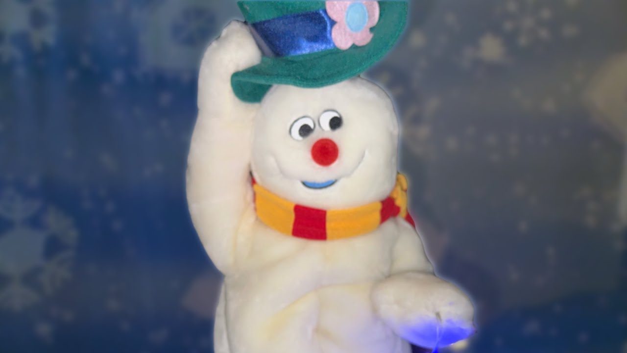 Gemmy 2002 ~ Spinning Snowflake Frosty the Snowman - YouTube