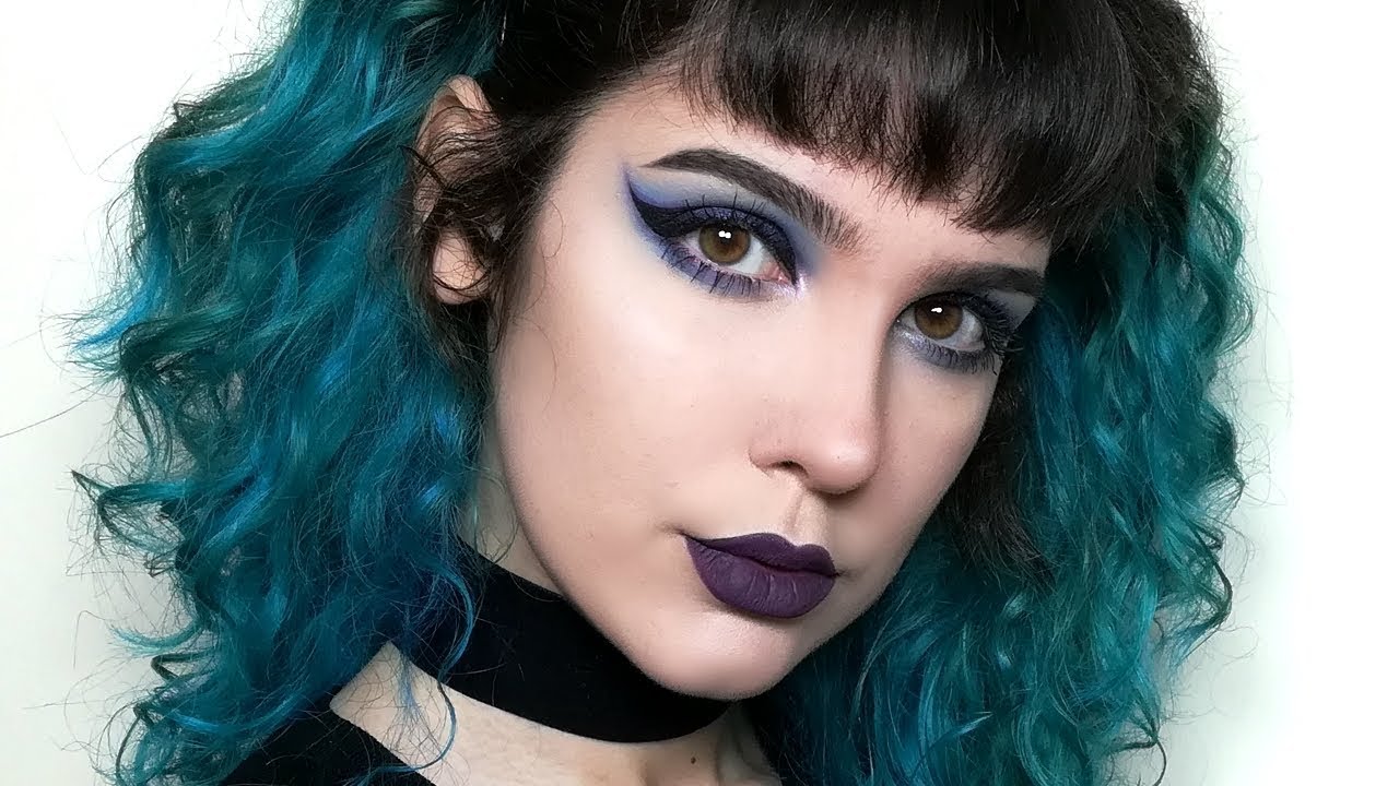Purple Night Sky Eye Makeup - YouTube