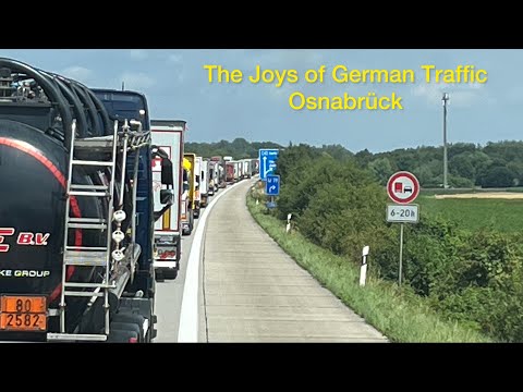 Fighting with the traffic to deliver in Osnabrück 