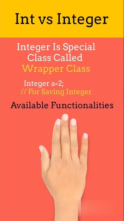 Integer Int 차이