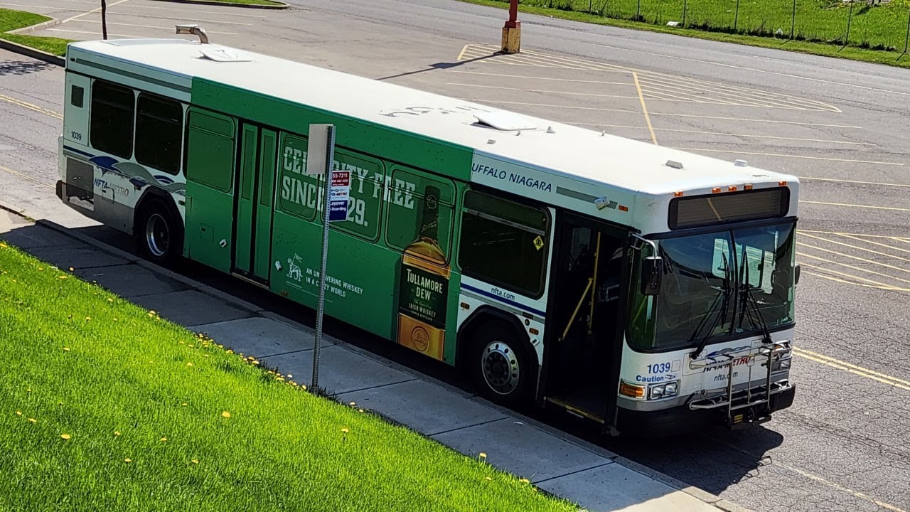 NFTA METRO RIDE ROUTE 2B INBOUND BUS 1028 - 2010 GILLIG ADVANTAGE - YouTube