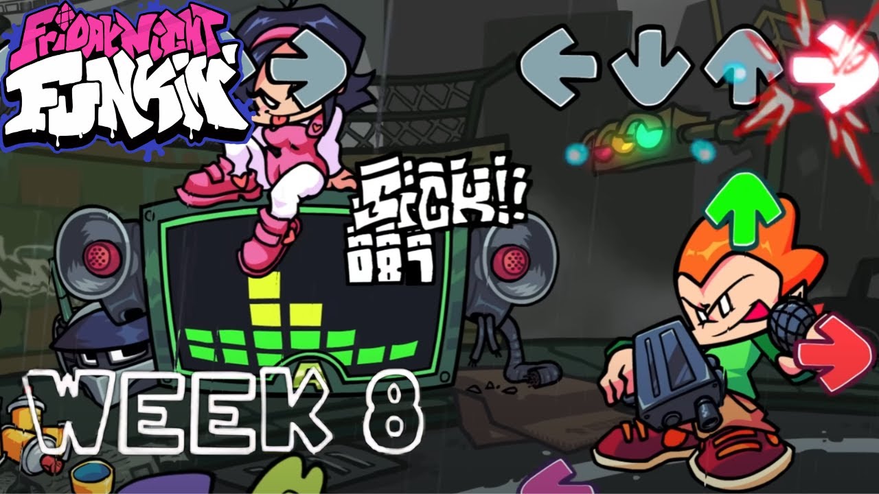 Friday Night Funkin' WEEK 8 - (Full Week & Cutscenes) - YouTube