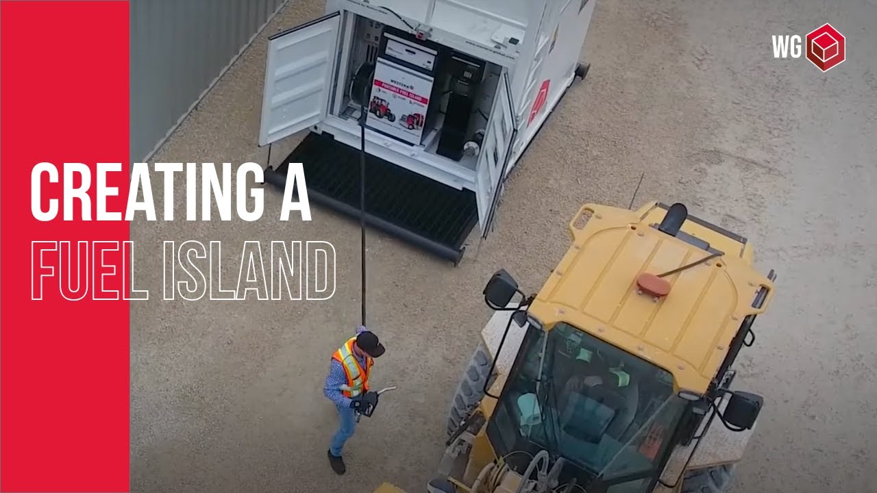 Creating a Fuel Island with Western Global TransTanks - YouTube