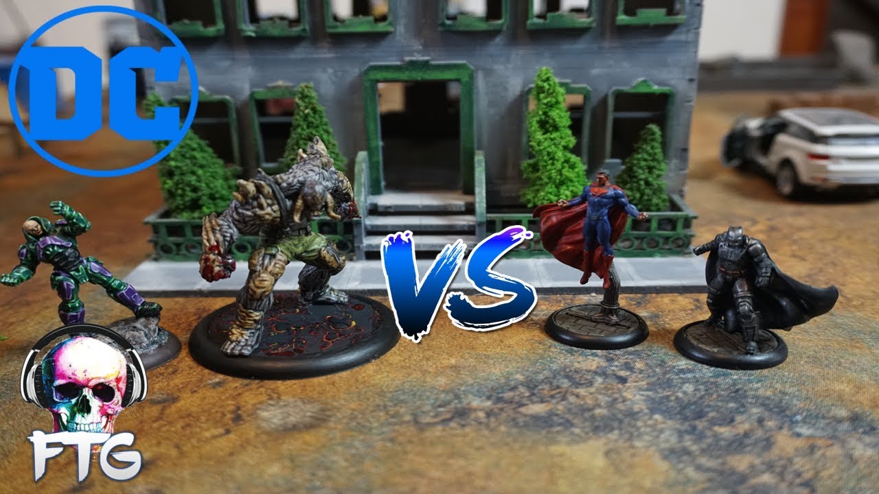 DC Universe Miniature Game - Battle 001 - YouTube