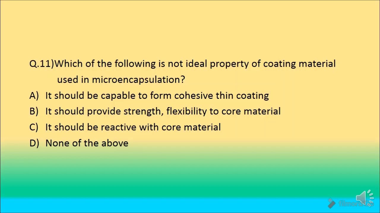 MCQ On Microencapsulation SPPU Final Year 2020 Part 1 YouTube mcq-on-microencapsulation-sppu-final-year-2020-part-1-youtube