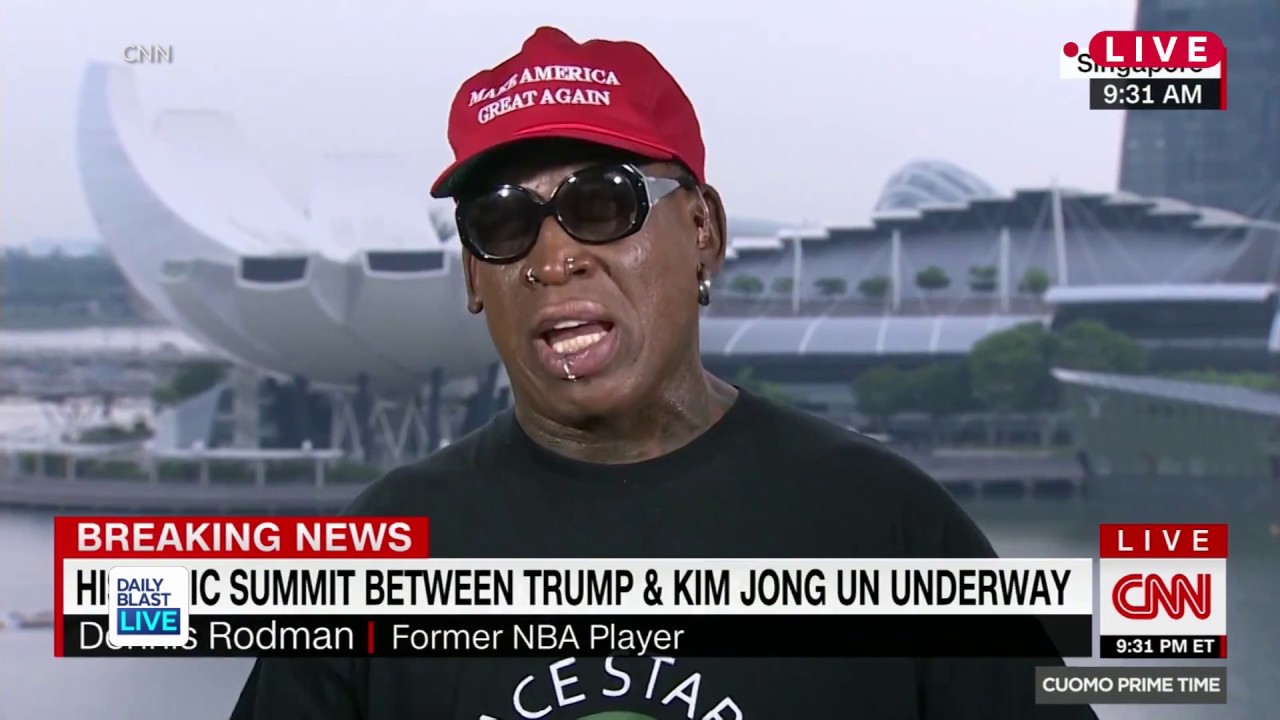 Dennis Rodman Cries Talking About North Korea - YouTube