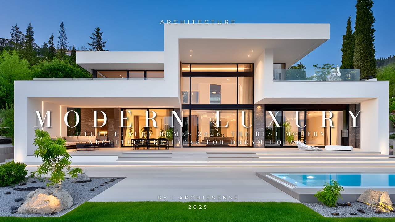 Modern Luxury Homes Future 2026: The Best Modern Architecture Ideas for ...