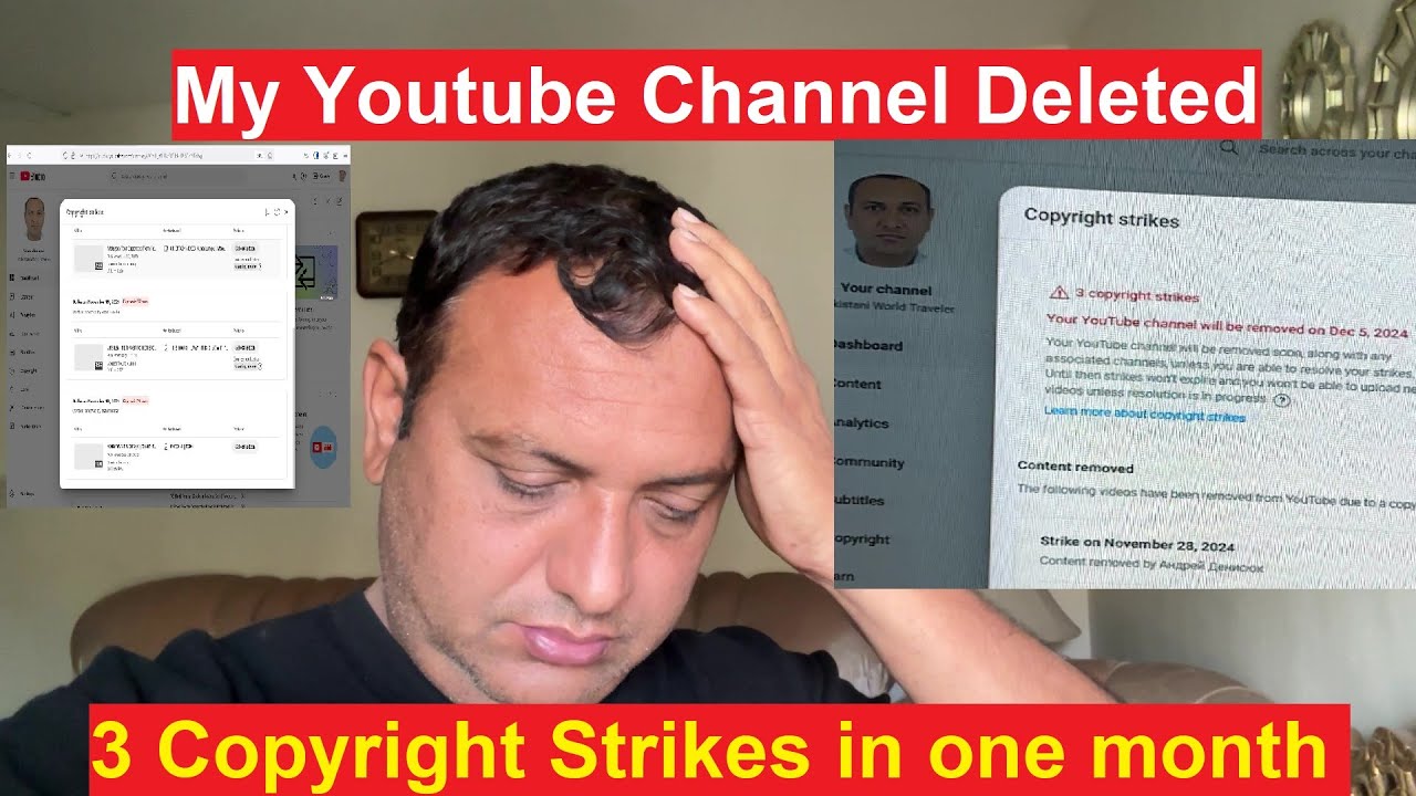 My YouTube Channel Deleted | YouTube Copyright Strike Vs YouTube ...