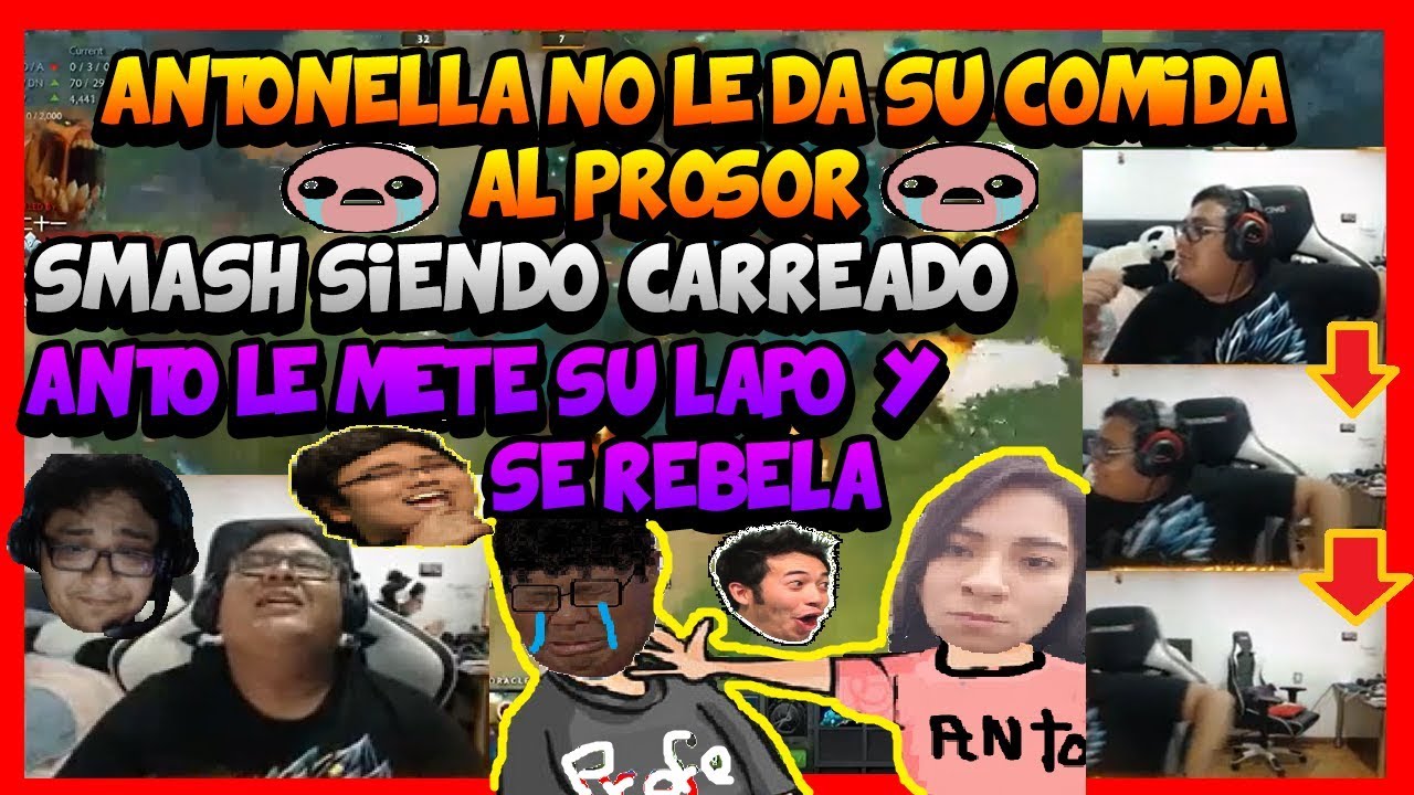 ¨ANTO DEJA SIN COMER AL PROFE¨ - SMASH SIENDO CARREADO POR SU TEAM - EZ ...