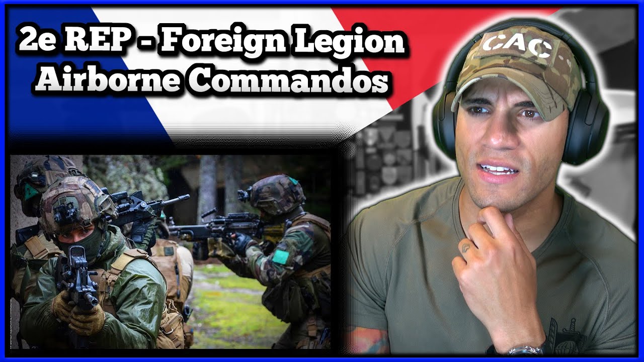 Foreign Legion Airborne Commandos (2e REP GCP) - Marine reacts - YouTube