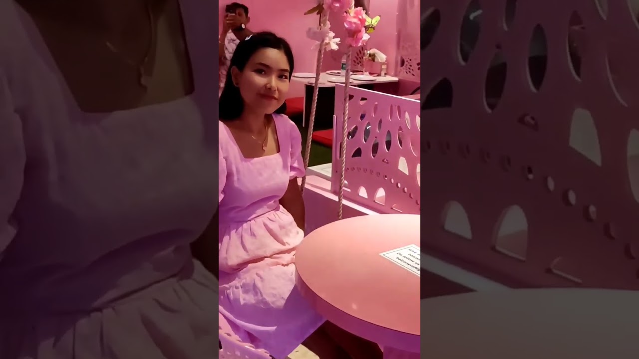 Balcony Pink cafe 🌸full vlog link in the description box😘#pink #shots @Anjima Basumatary - YouTube
