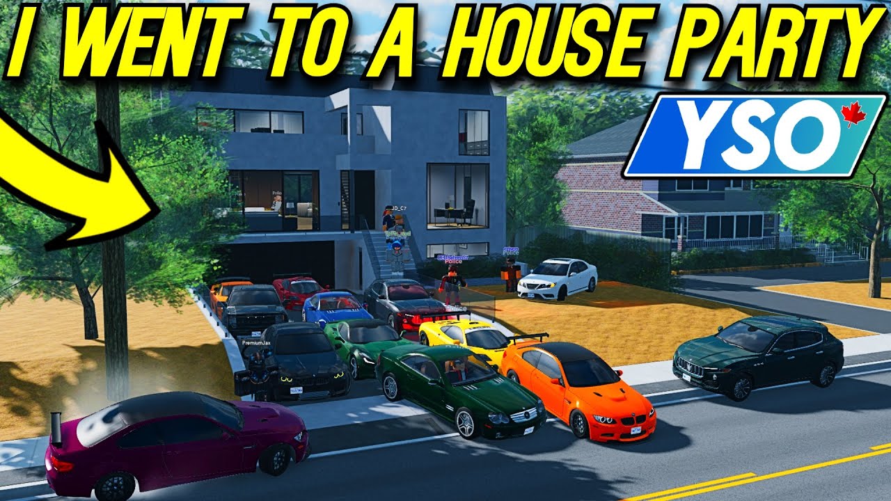 Roblox Roleplay - I WENT TO A HOUSE PARTY! - YouTube