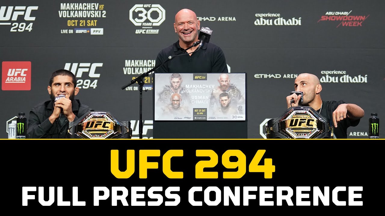 Full UFC 294 Press Conference | UFC 294 | MMA Fighting - YouTube