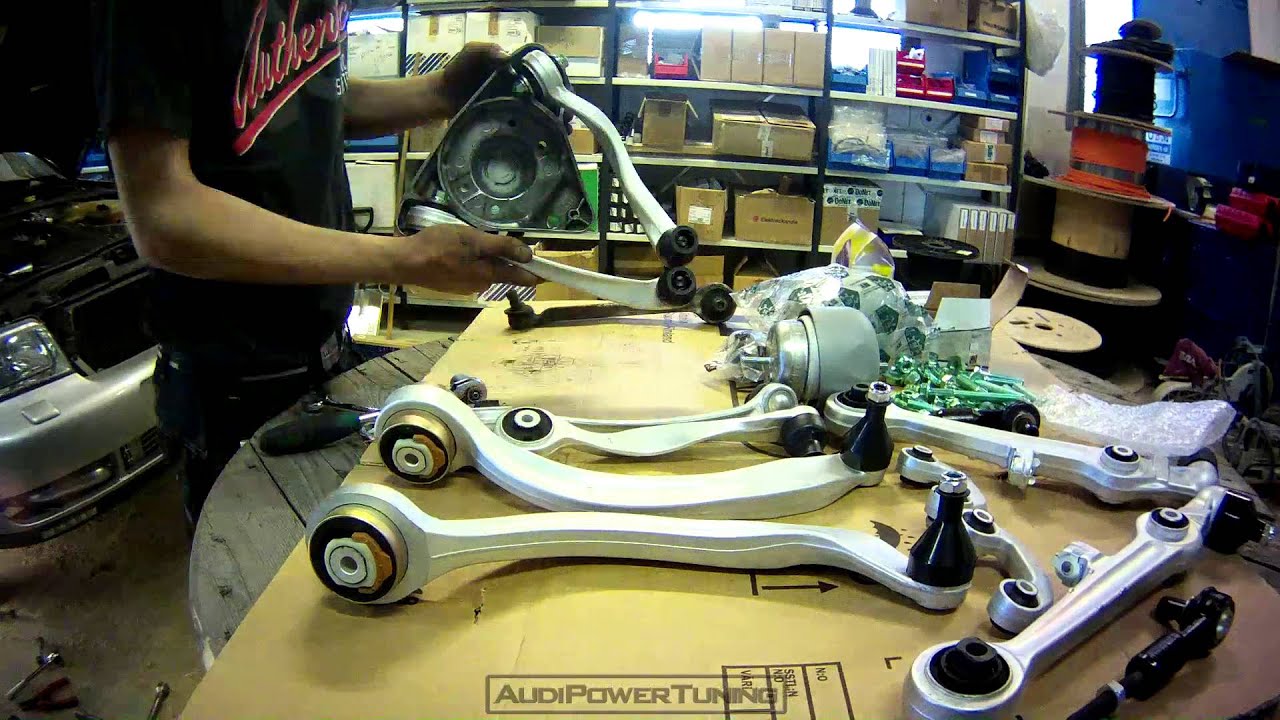 Timelapse - New Control Arms - Audi A4 B5 1.8T Quattro - YouTube
