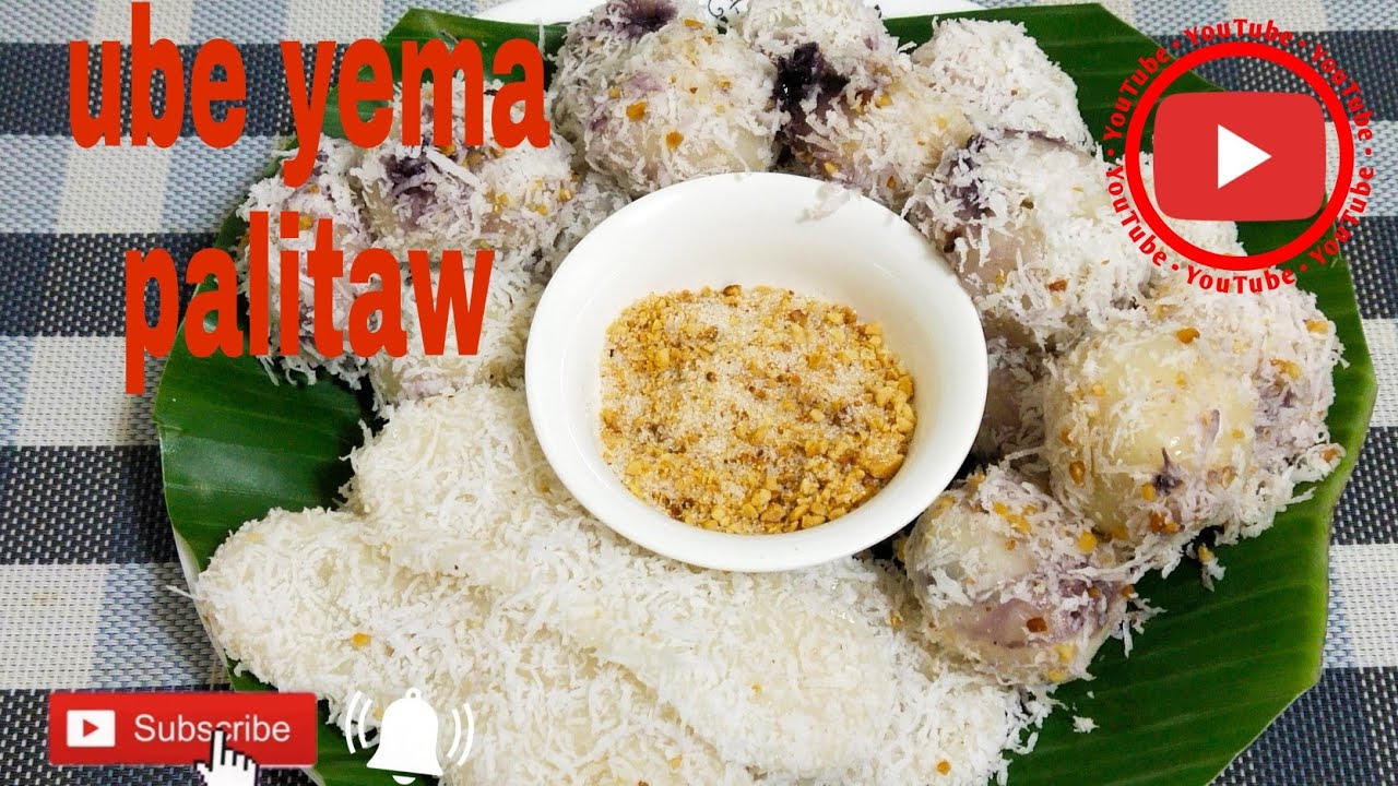 UBE YEMA PALITAW"HOW TO MAKE/COOK" PALITAW RECIPE 101 - YouTube