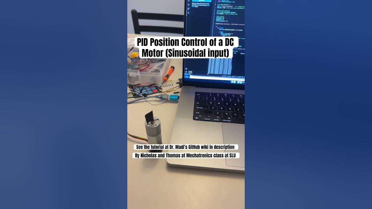 PID Position Control of a DC Motor - Sinusoidal Input - YouTube