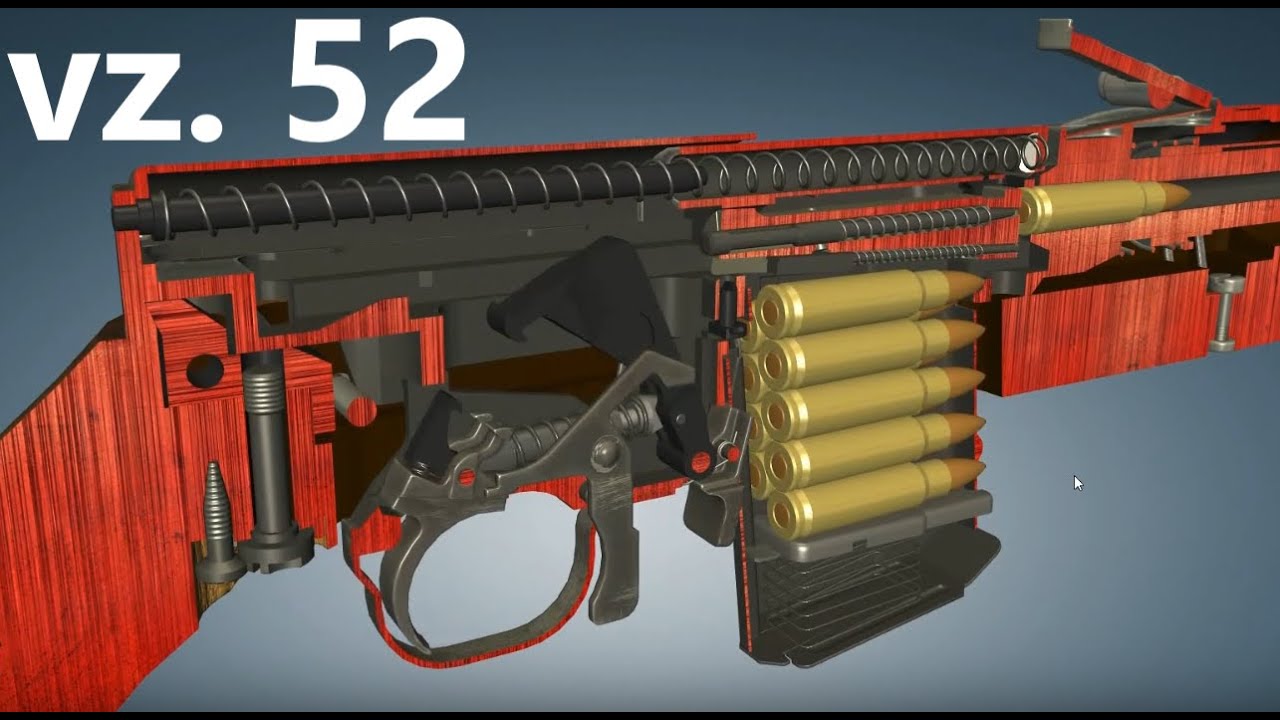 How a vz. 52 Rifle Works - YouTube
