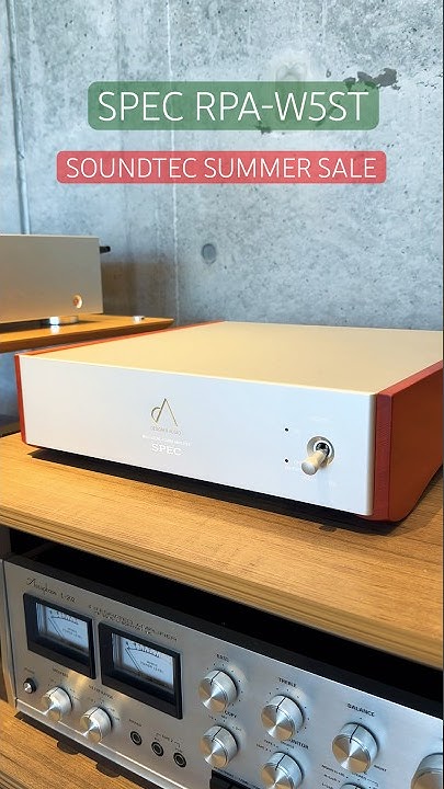 パワーアンプSPEC RPA-W5ST #オーディオ #soundtec #サウンドテック #audio - YouTube
