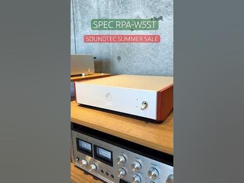 パワーアンプSPEC RPA-W5ST #オーディオ #soundtec #サウンドテック #audio - YouTube