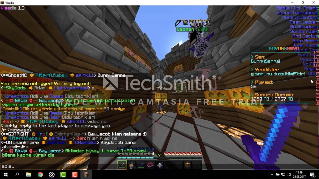 Minecraft Crest 1.6 Edit Hack - YouTube