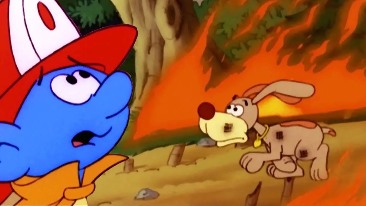 Fire-Fighting Smurfs • Cartoons For Kids • The Smurfs - YouTube