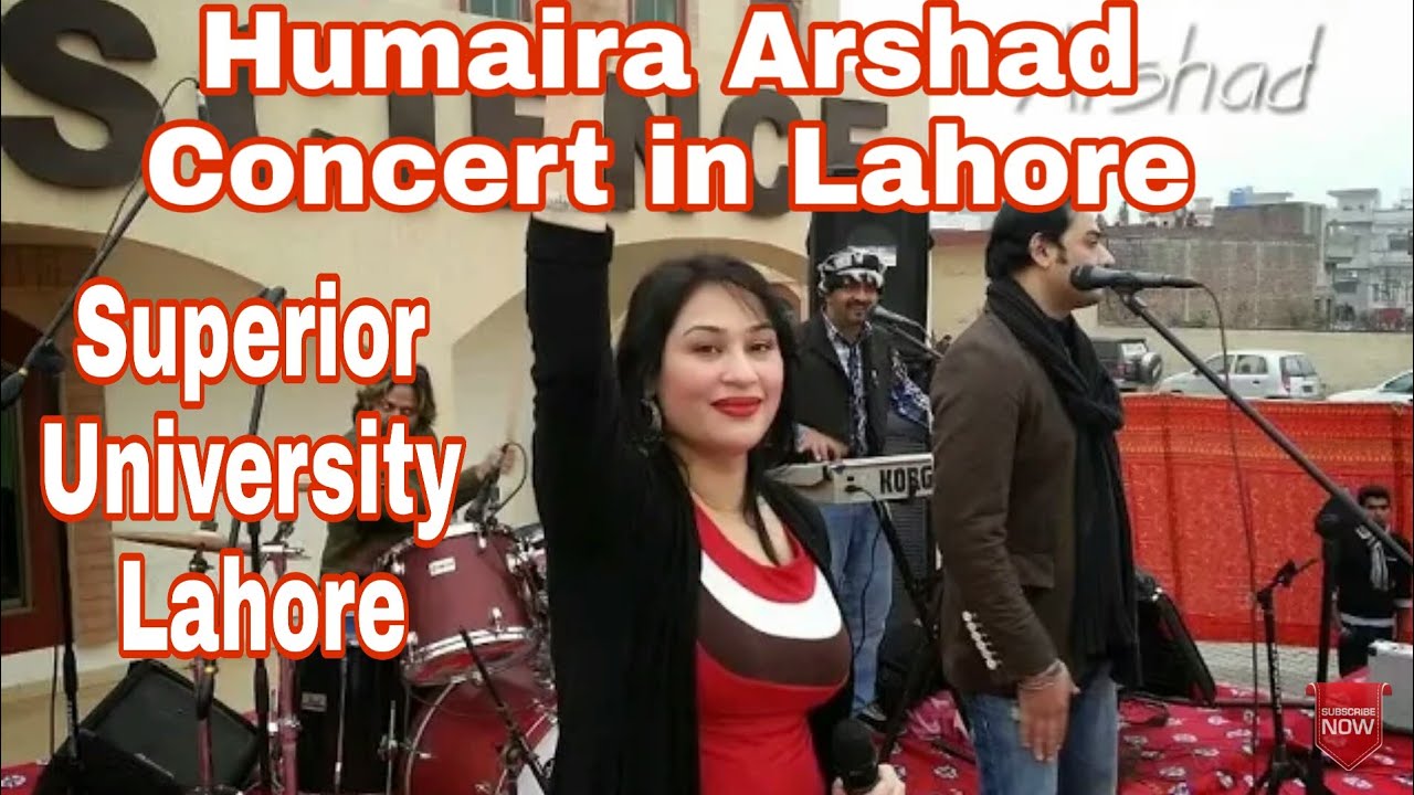 Humaira Arshad concert in superior university Lahore | Humaira Arshad ...
