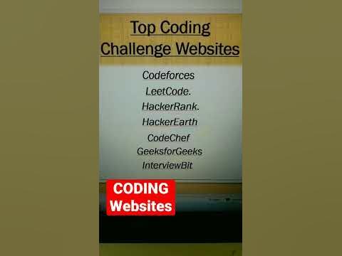 How to improve coding skills | Top Coding Websites | best coding ...