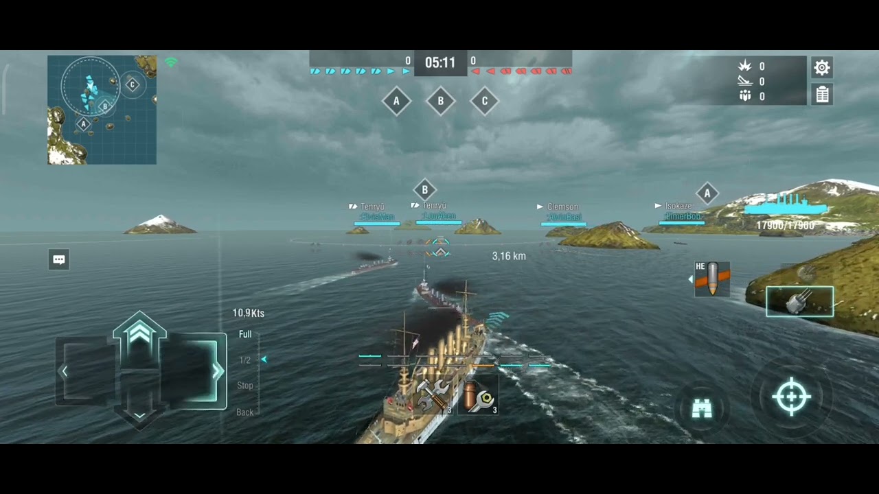 let's play World of Warships Mobile #16 - YouTube