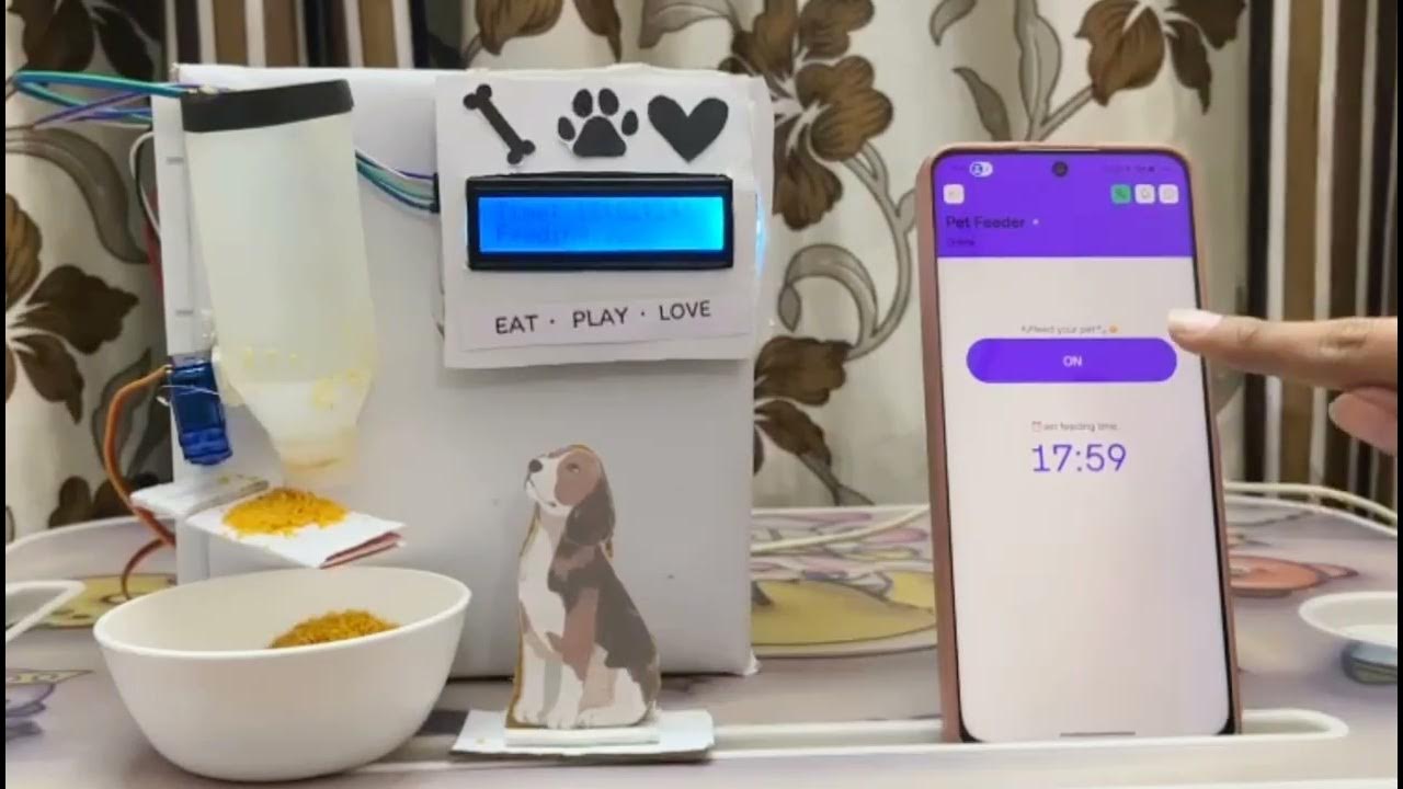 IoT-Based Automatic Pet Feeder Using NodeMCU🐾 - YouTube