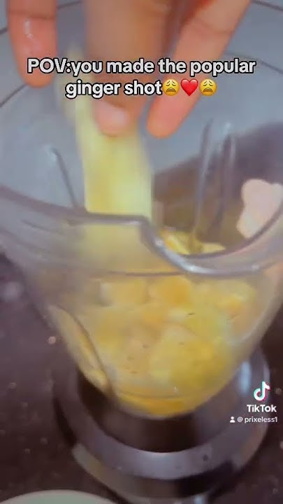 How to make ginger shot - YouTube