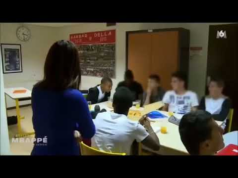 Kylian Mbappé in school before playing at PSG - YouTube